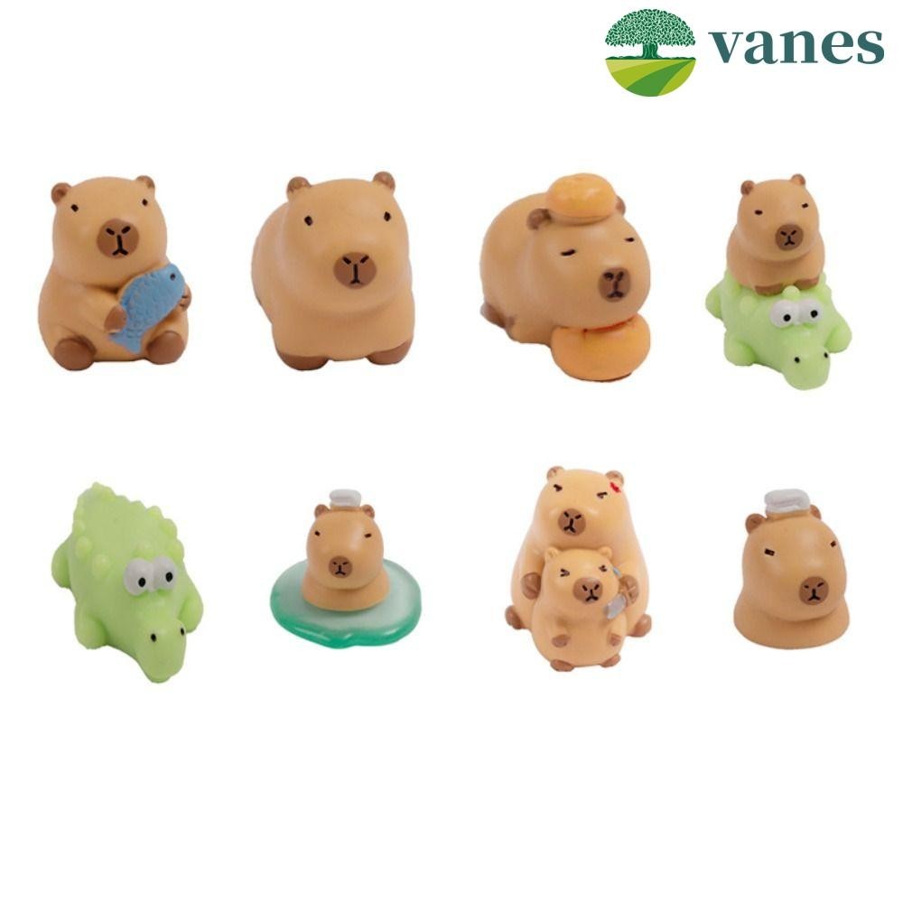 VANES Capybara Figure Toys, Animals Capibara Simulation Simulation ...