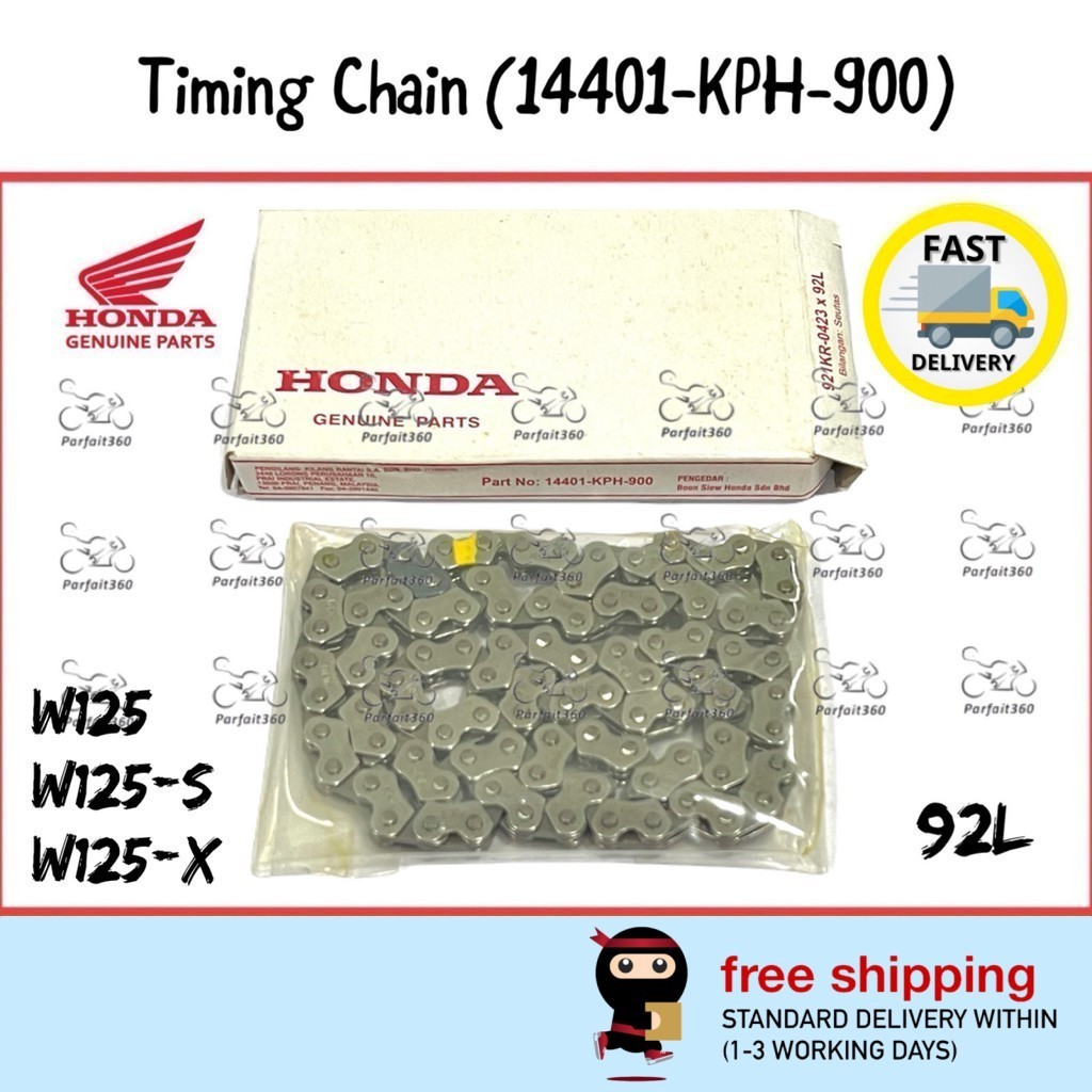 ( 92L ) 14401-KPH-900 HONDA W125 / W125S / W125X Timing Chain / Rantai ...