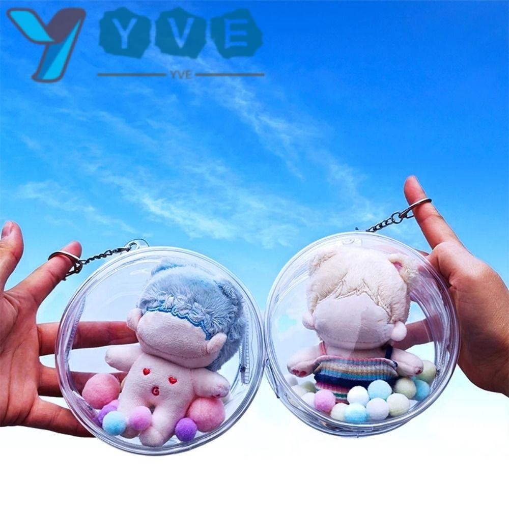 YVE Doll Display Box, Multicolor Transparent Outdoor Bag, Toy Bag ...