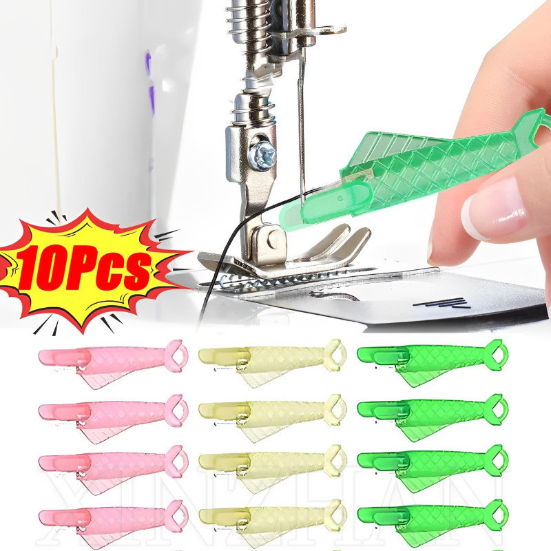 Threading Guide Device - Small Fish Sewing Machine Needle Threader ...