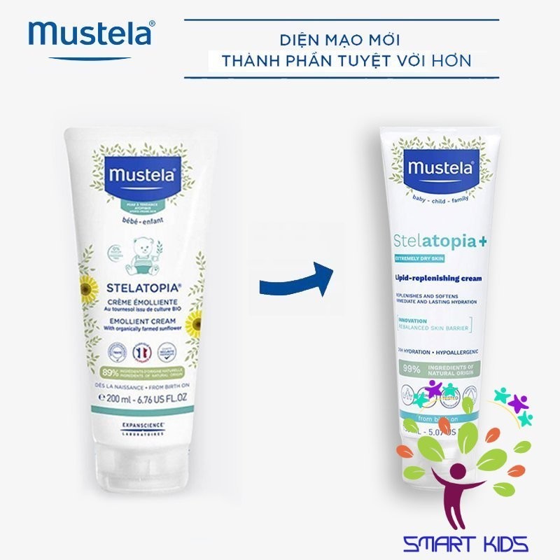 MUSTELA Stelatopia Emollient Cream 150ml | Shopee Malaysia