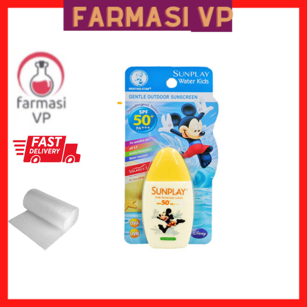 Sunplay Water Kids Sunscreen Lotion SPF50 PA+++ 35g hypoallergenic ...