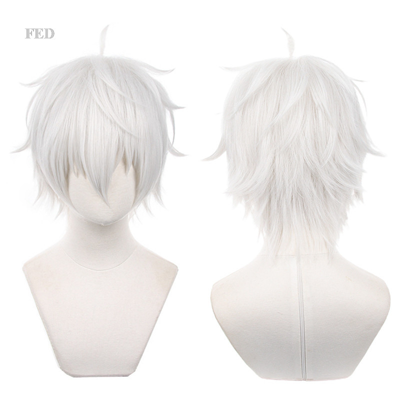 Blue Prison Nagisa Shirou cos wig silver-white reversed short hair ...