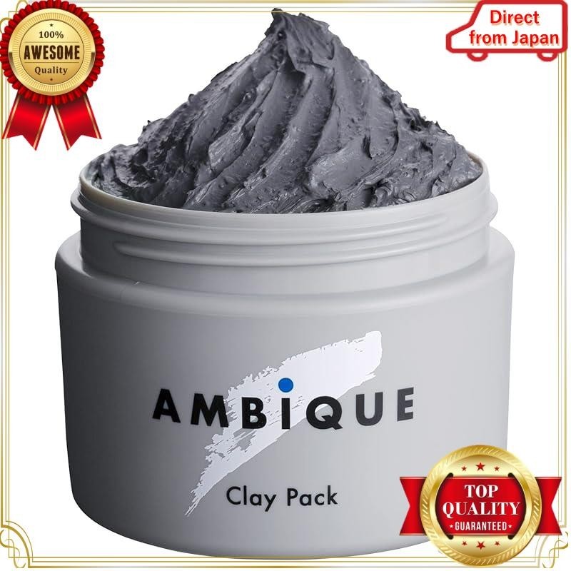 [Direct from JAPAN]AMBiQUE clay pack for men is a low-irritant facial scrub that removes pore ...