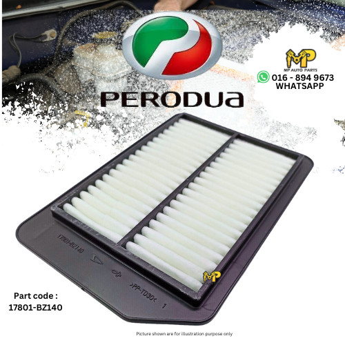 AIR FILTER / AIR CLEANER FILTER Perodua Bezza 1.0 / Perodua Axia ...