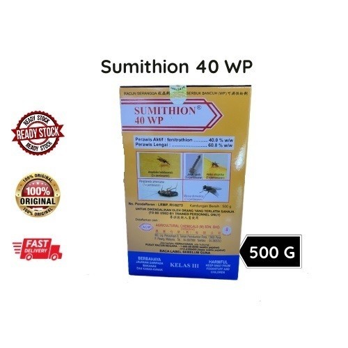 Sumithion 40 WP/ Insecticide/ Fenitrothion 40%/ Racun Seranga Lipas ...
