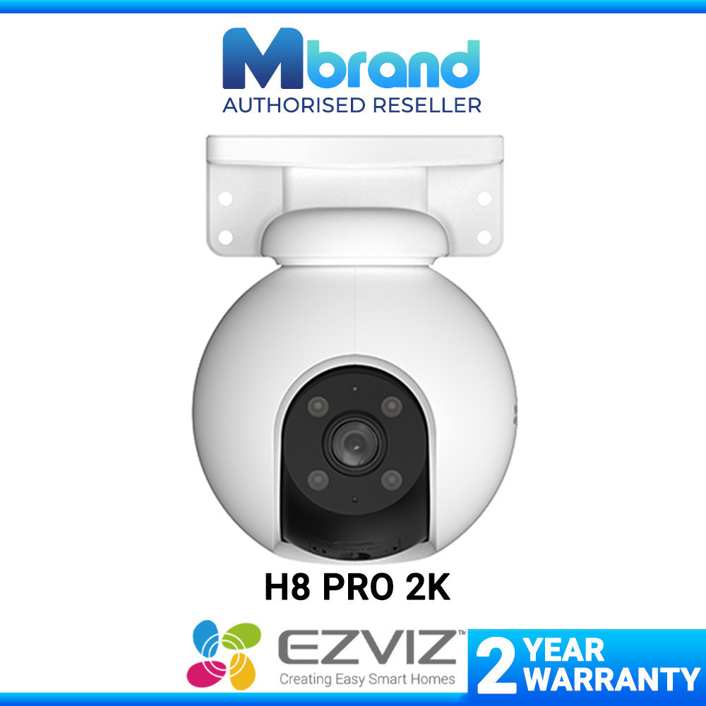 Ezviz H8 Pro 2K Resolution Pan & Tilt Wi-Fi Auto Tracking Color Night ...
