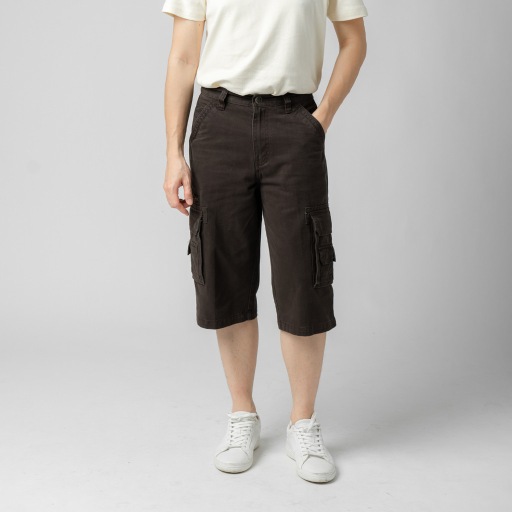 DAPPER Regular CS2 Cargo Short Pant - Coffee HP10867L | Shopee Malaysia