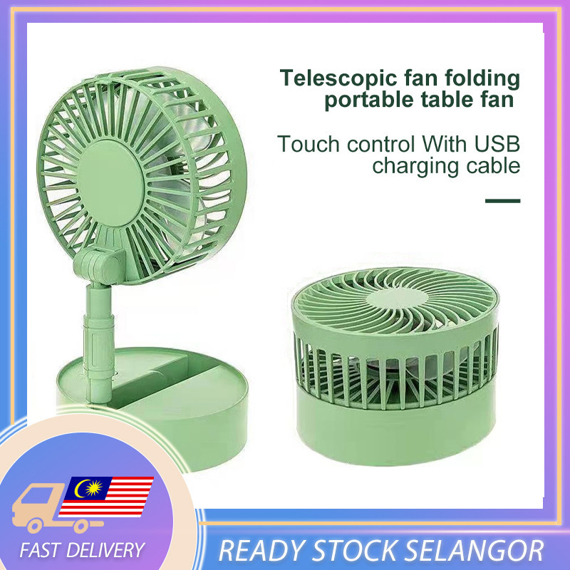 Foldable USB Fan kipas mini Rechargeable Charging Mini kipas berdiri ...