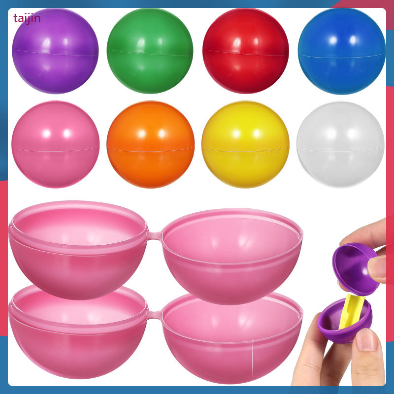 25 Pcs Raffle Balls Plastic Hollow Balls Colored Party Game Balls ...