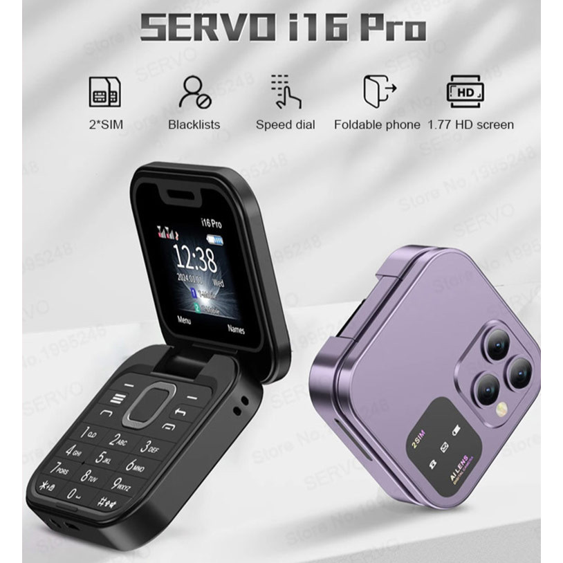 【STOCK】Flip Phone Folding flip phone with keys Folding flip phone with ...