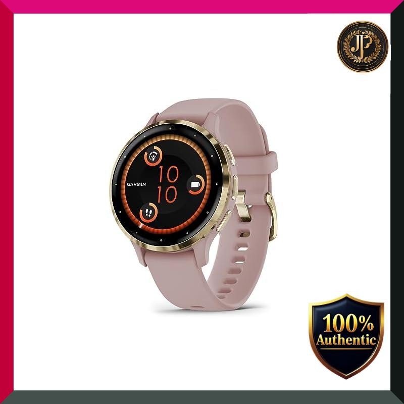 Garmin Venu 3S Pink Dawn/Peach Gold AMOLED Display Beautiful LCD ...