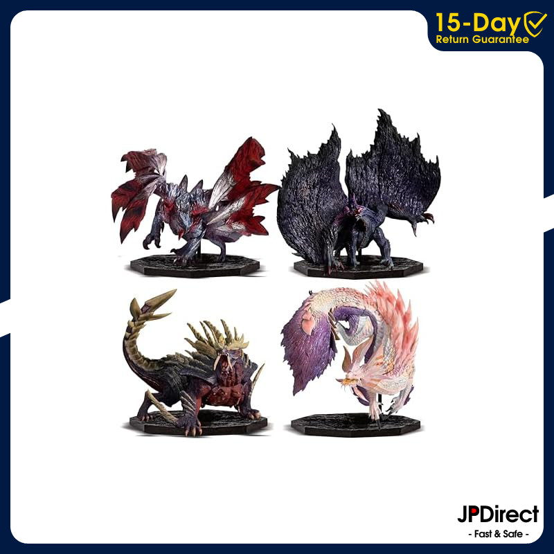 CAPCOM FIGURE BUILDER CUBE MONSTER HUNTER 4-Piece Set Box (Gore Magala ...