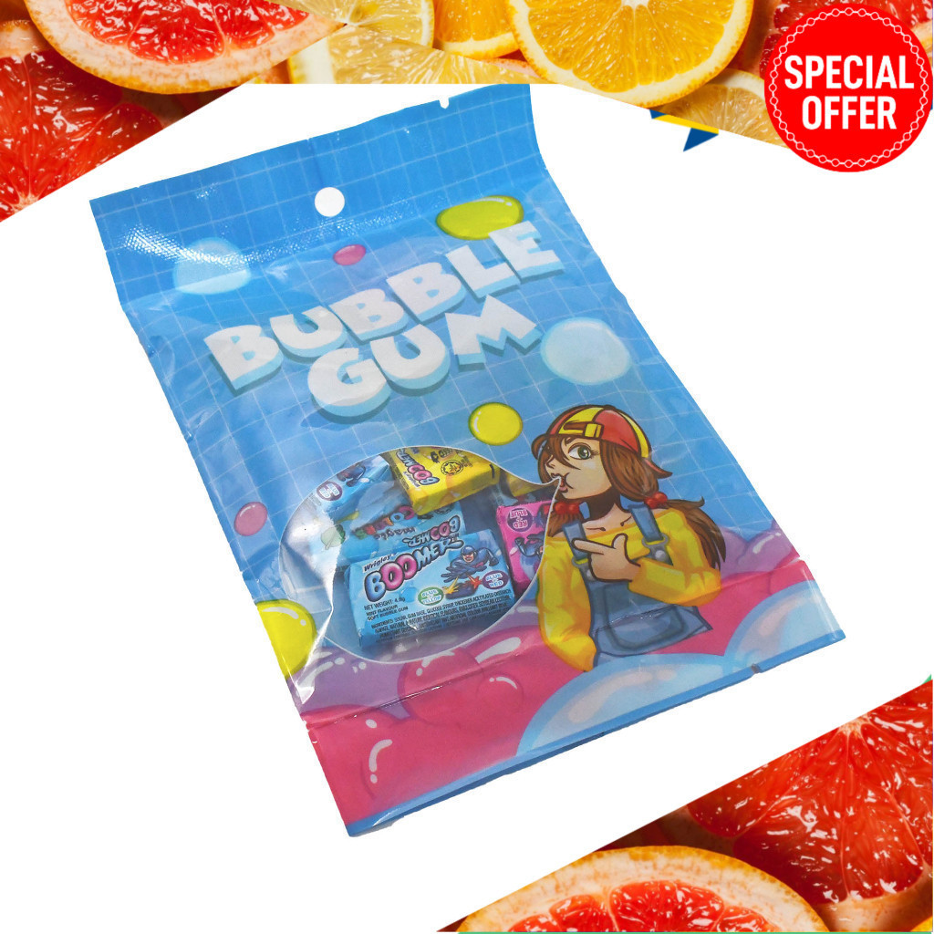 (HALAL) Gula-gula Getah, Boomer Magic Colors Bubble Gum (55g x 12 Pcs ...