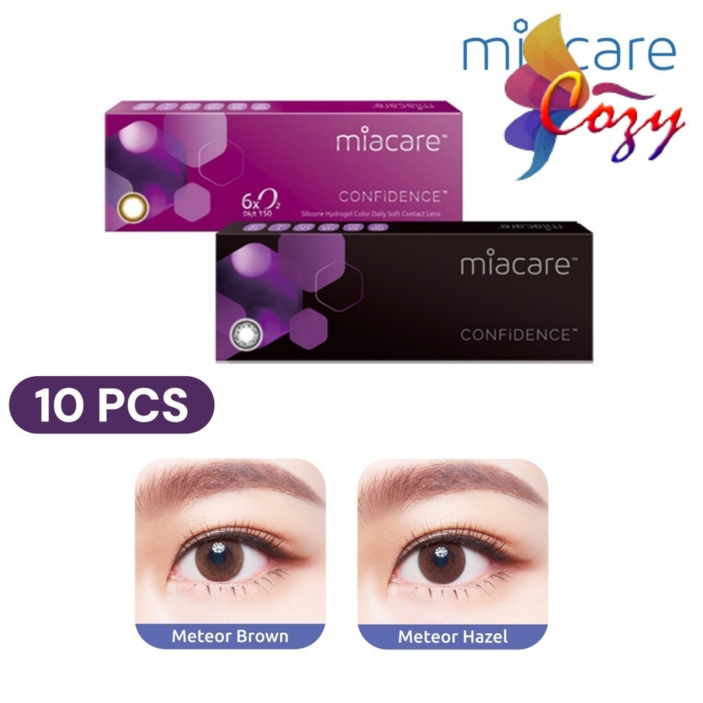 ( 10 PCS) Miacare Confidence 1 Day Daily Disposable Silicone Hydrogel ...