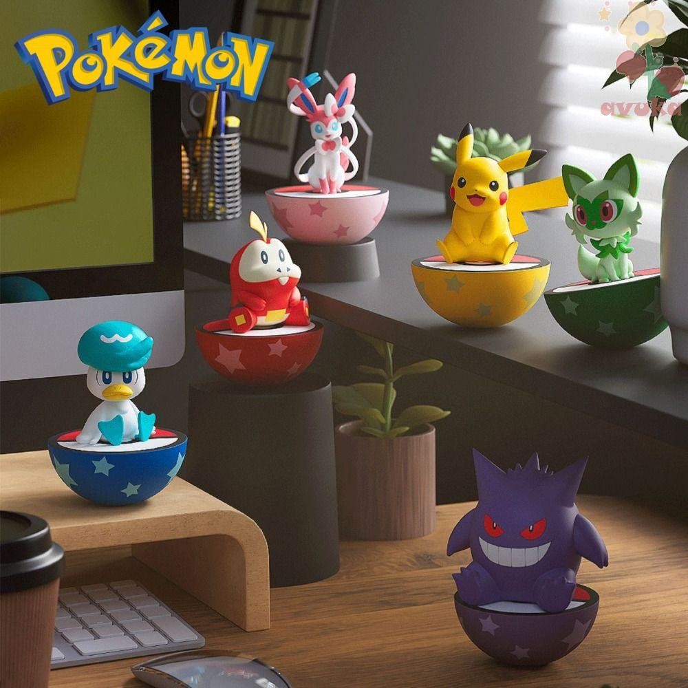 AVUKA Pikachu Tumbler, Sylveon Quaxly Gengar Action Figurine, Children ...