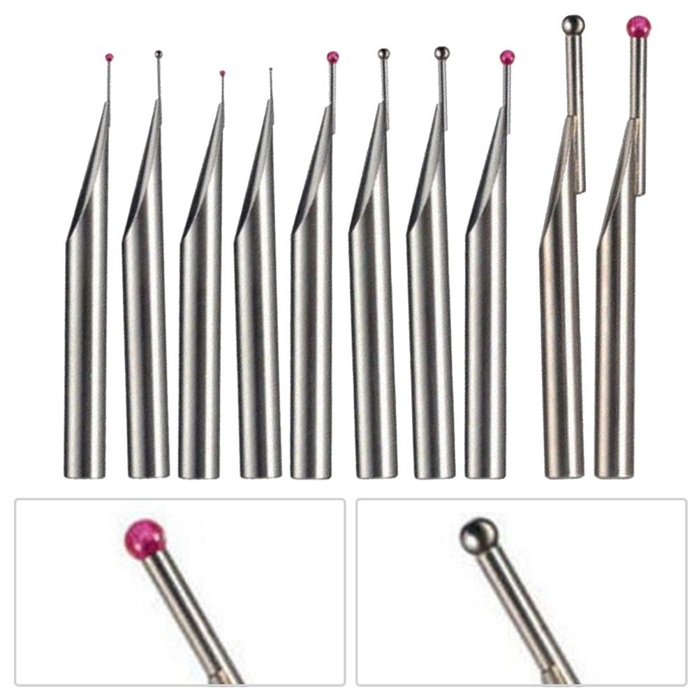 [weloves] Ball Tip Probe Insert 1-4mm Carbide Ball For Mahr Fowler,TESA ...