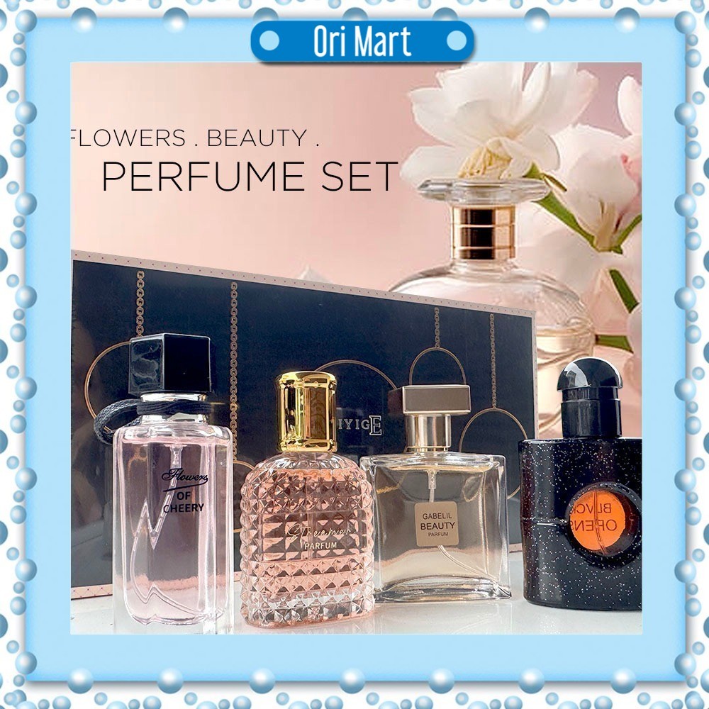Perfume Women Set Perfume Perempuan 4in1 Ladies Perfume EDP Perfume ...