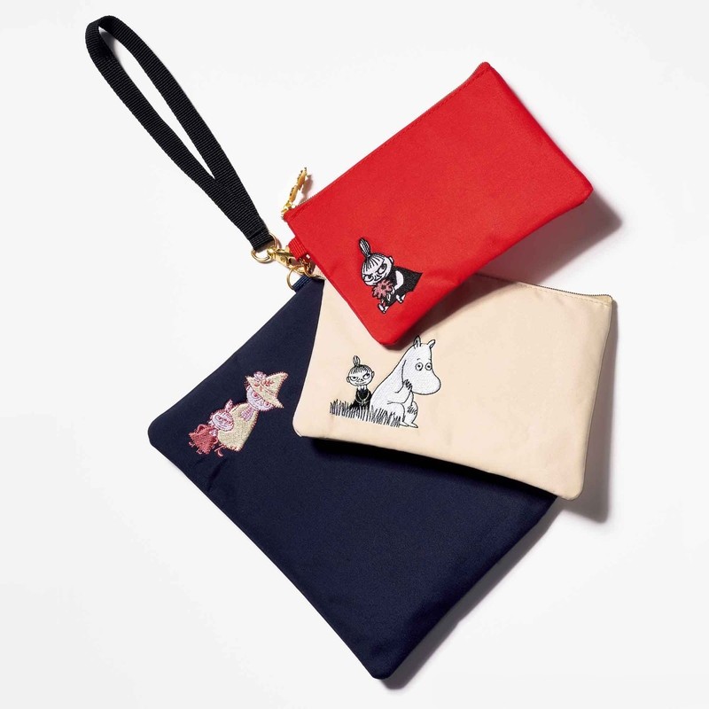 Japanese Magazine Appendix Moomin Three-Piece Storage Handbag Carry-on ...