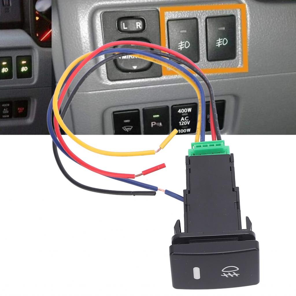 Cooltools Fog Light Switch with LED Backlight Toggle Rocker for DRL ...