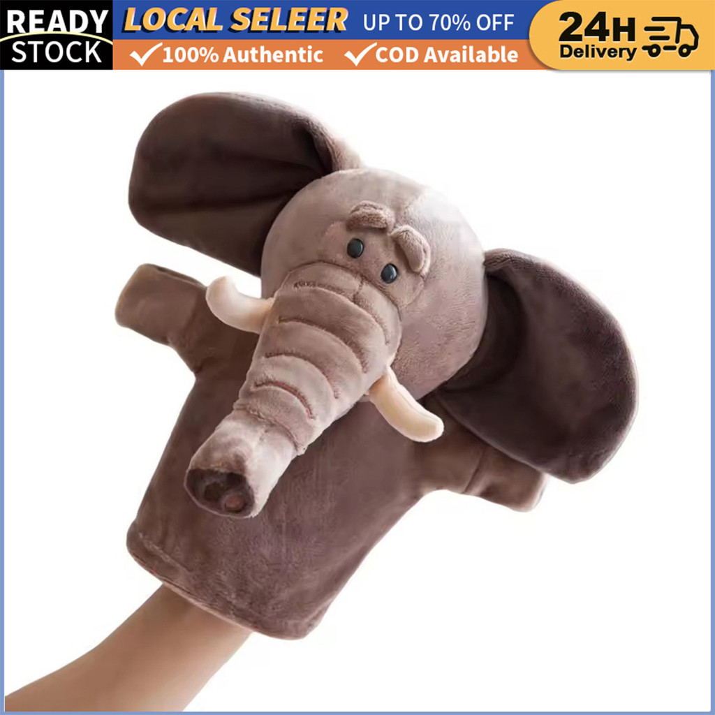 5 Types Plush Toy Hand Puppets For Animal Puppets Cartoon Animal ...