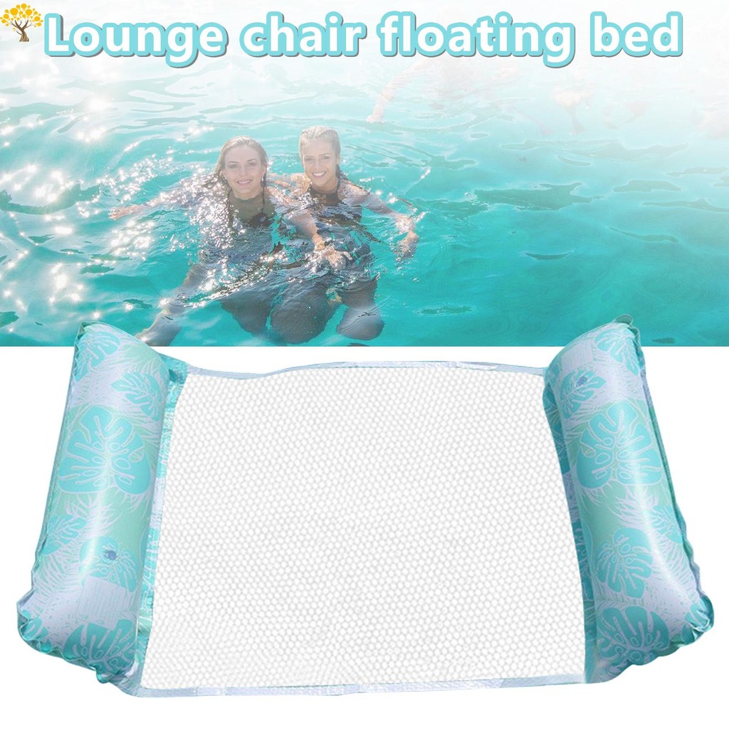 Inflatable Free Pump Pool Floats Inflatable Water Floating Row Lounger ...