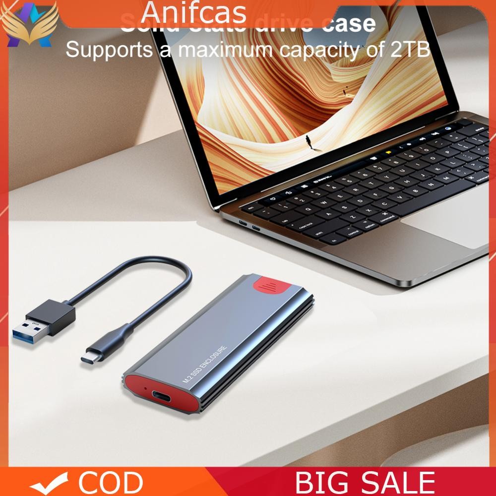 M.2 NGFF NVME Hard Drive Enclosure USB3.1 Gen2 for NVME/SATA SSDs 2242 ...