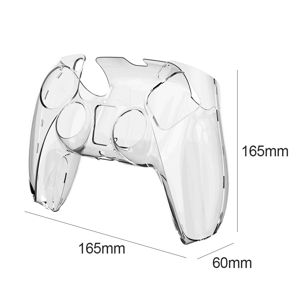 Transparent Clear PC Cover Case Protector Skin for PS5 DualSense ...