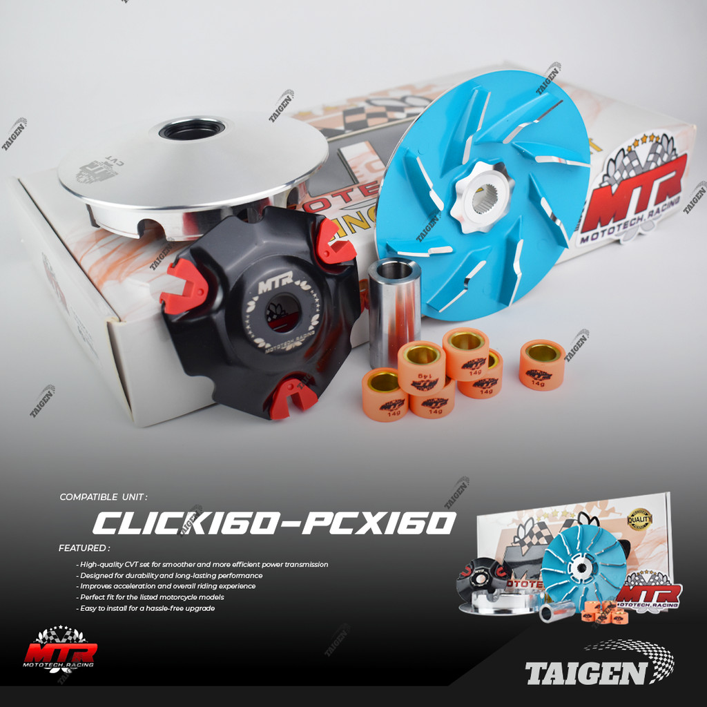 MTR Click160 ADV160 Motorcycle Racing Pulley Set CVT Set | Shopee Malaysia