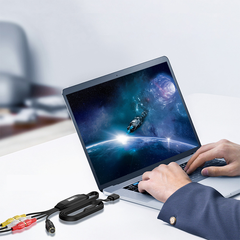 USB Video Capture Card VHS to Digital Converter 1080P HD AV to USB ...