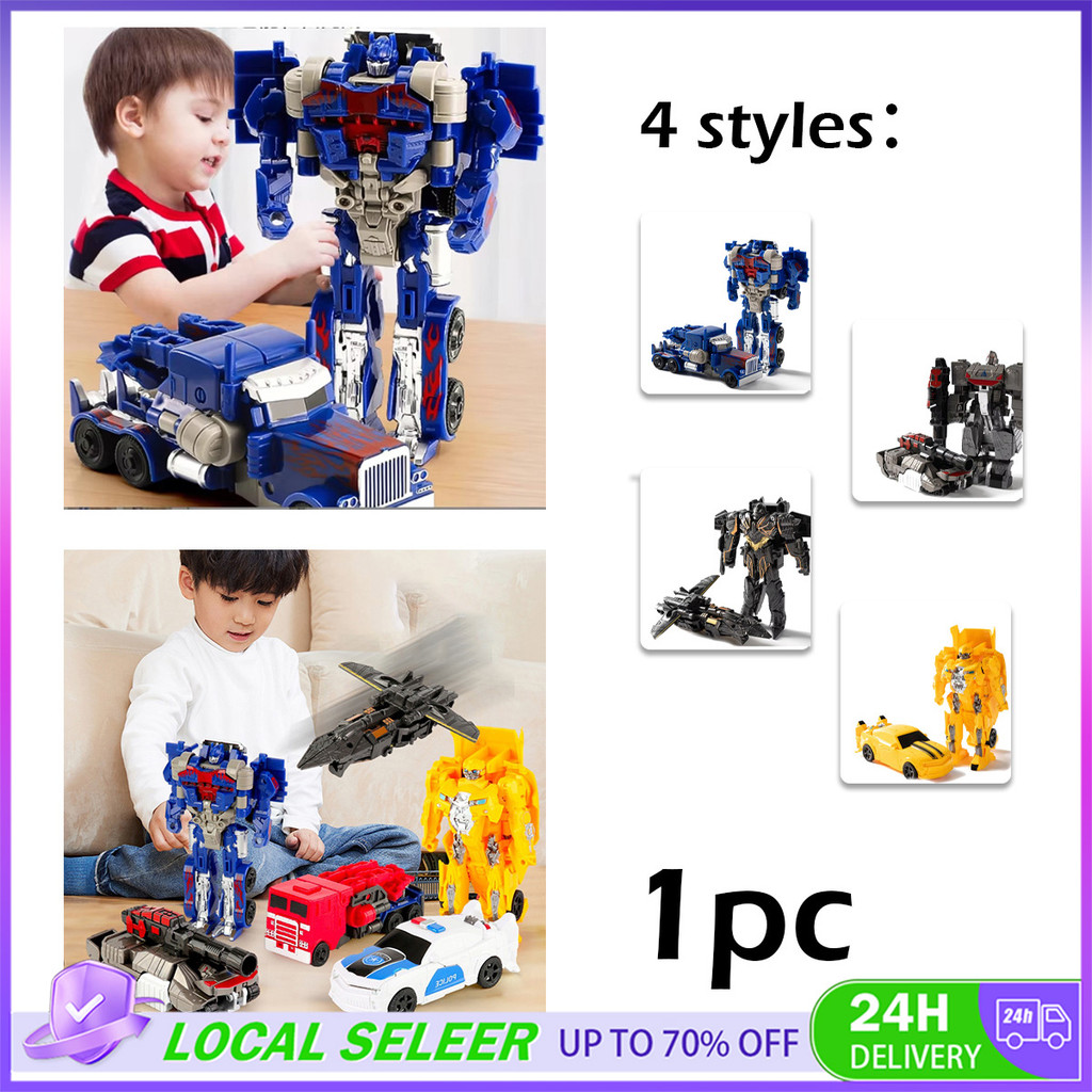 Transforming Robot Toys One-Step Transformers Optimus Prime Bumblebee ...