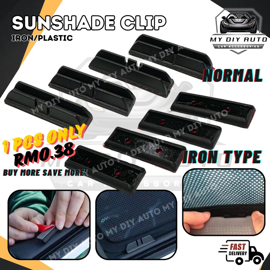 Sunshade Clip Sun Shade Magnetic Clip Holder for Window Rear Windscreen ...