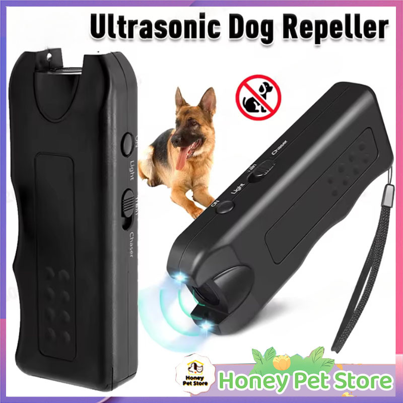Dog Repeller Ultrasonic Dog Chaser Portable Pet Repellent Device Anti ...
