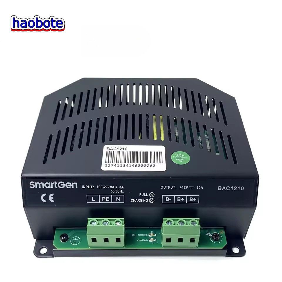 BAC1210 SmartGen Float Charge 12V/10A Diesel Generator Lead-acid Battery Intelligent Charger ...