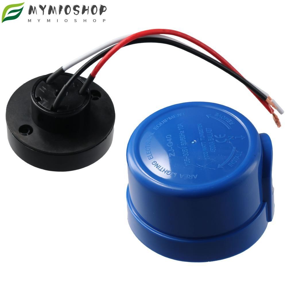 MIOSHOP Outdoor Light Control Switch, Plastic Blue LPlighting Photocell ...
