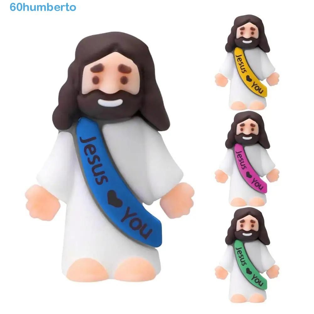 HUMBERTO 20pcs Miniature Jesus Statues, Unique Christian Tabletop ...