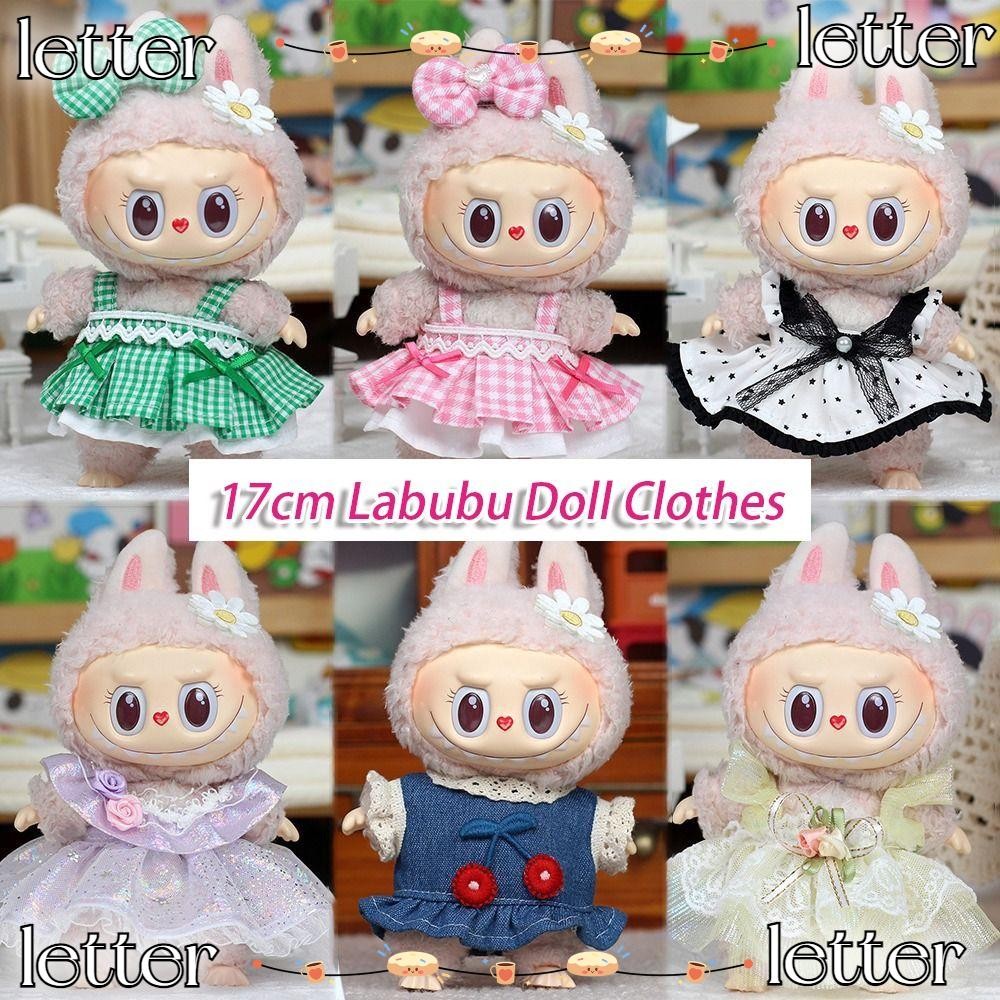 LETTER Doll Accessories, Labubu Time To Chill Filled Handmade Labubu ...