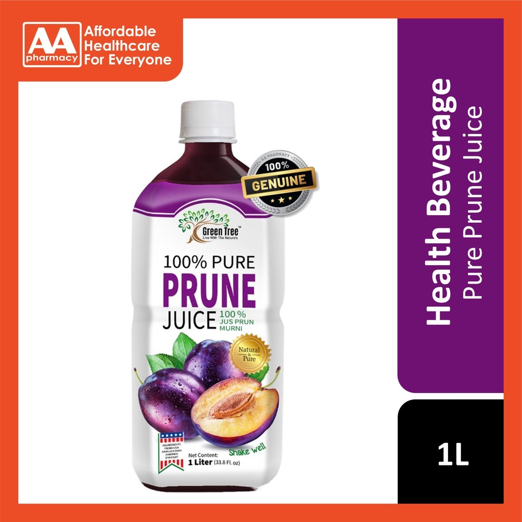 Green Tree Natural and Pure Prune Juice 1L | Shopee Malaysia