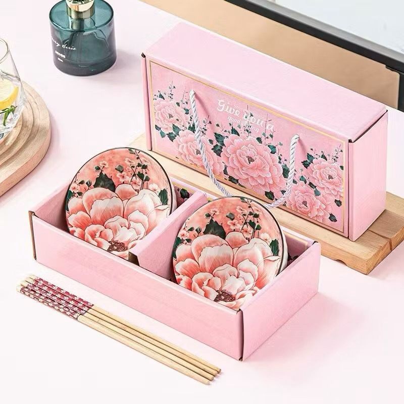 Bohemian Rice Bowl Porcelain Bowl Ceramic Bowl Mangkuk Keramik Soup ...