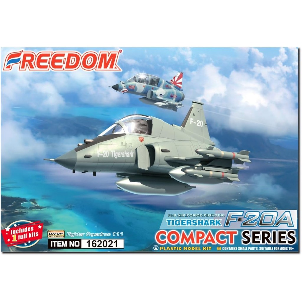 Freedom Model Kit Compact Series F-20A Tigershark Plastic Model ...