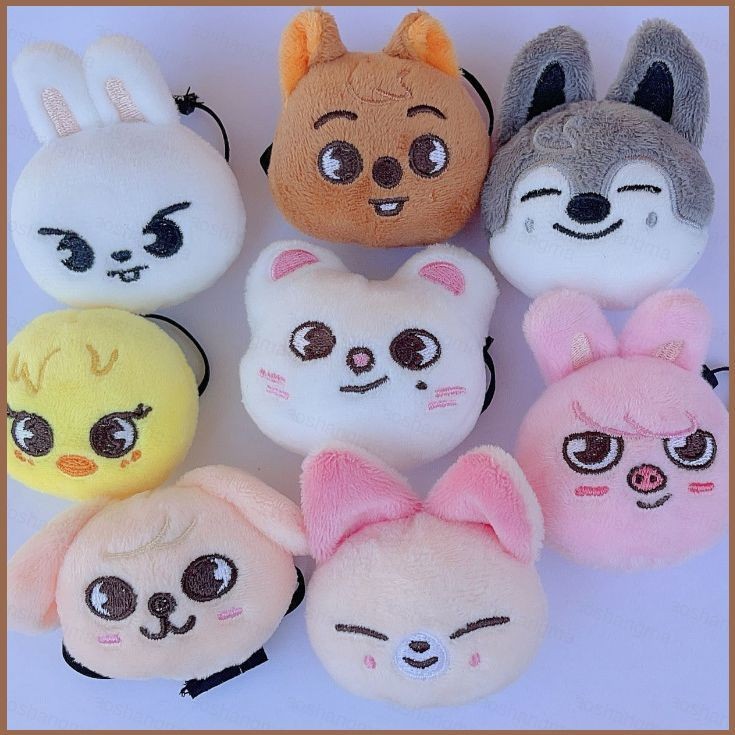 Stray Kids Cartoon Plush Dolls Hair Rope Gift For Girls Hairband ...