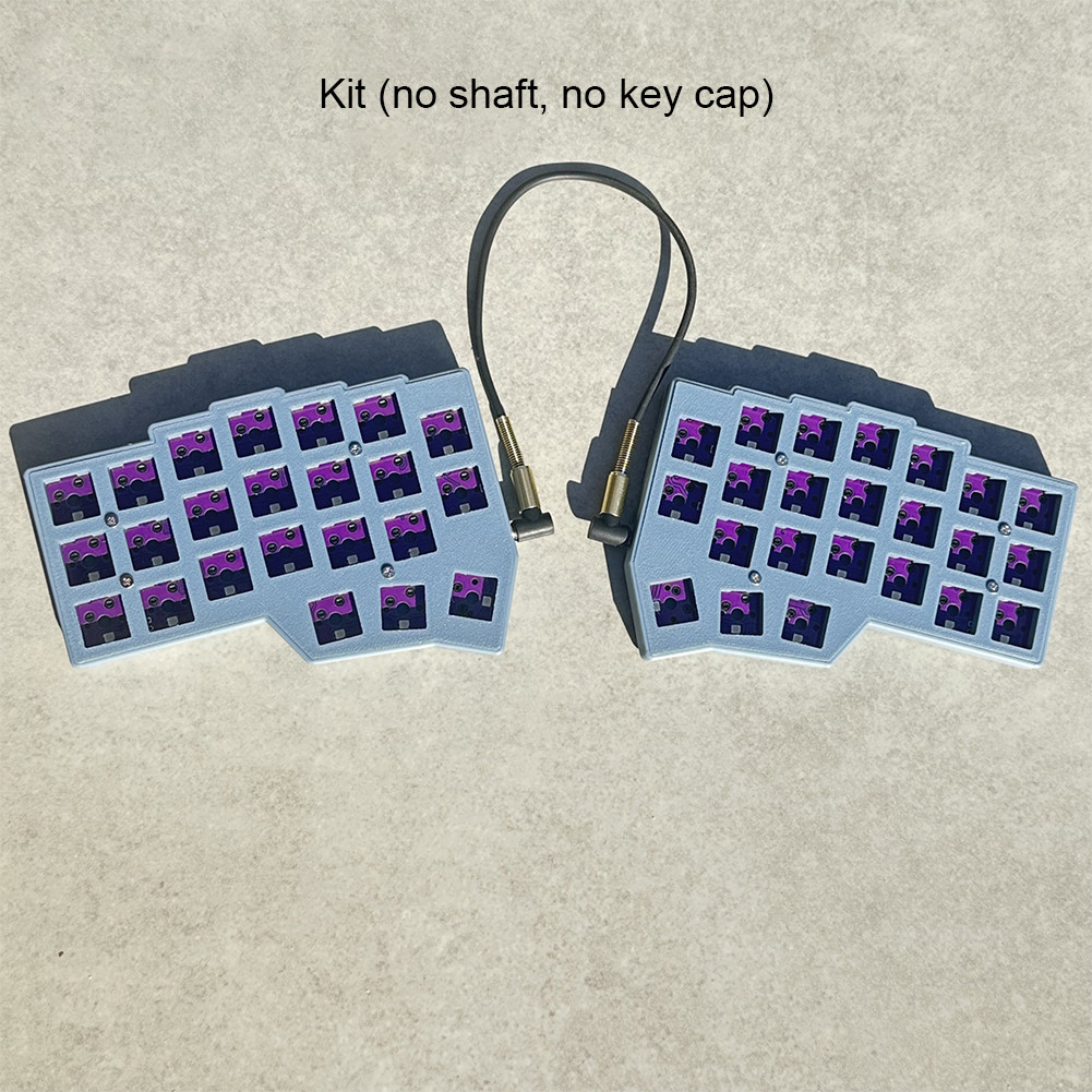 Split Keyboard Wired Ergonomics Keyboard Hot Swap Support QMK/VIAL for ...