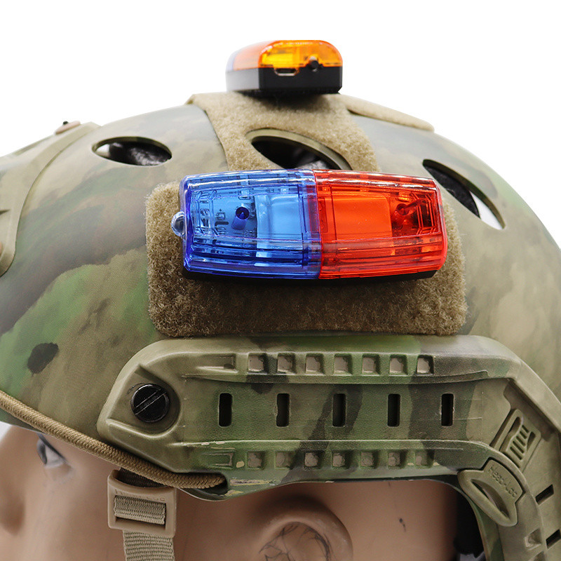Tactical Helmet Safety Flashing Light Survival Signal Light Cycling ...