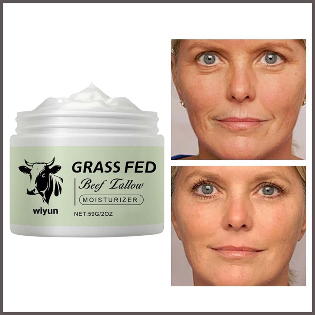 Beef Tallow Face Cream 59g Face Hydrating Beef Tallow Cream Lotion ...