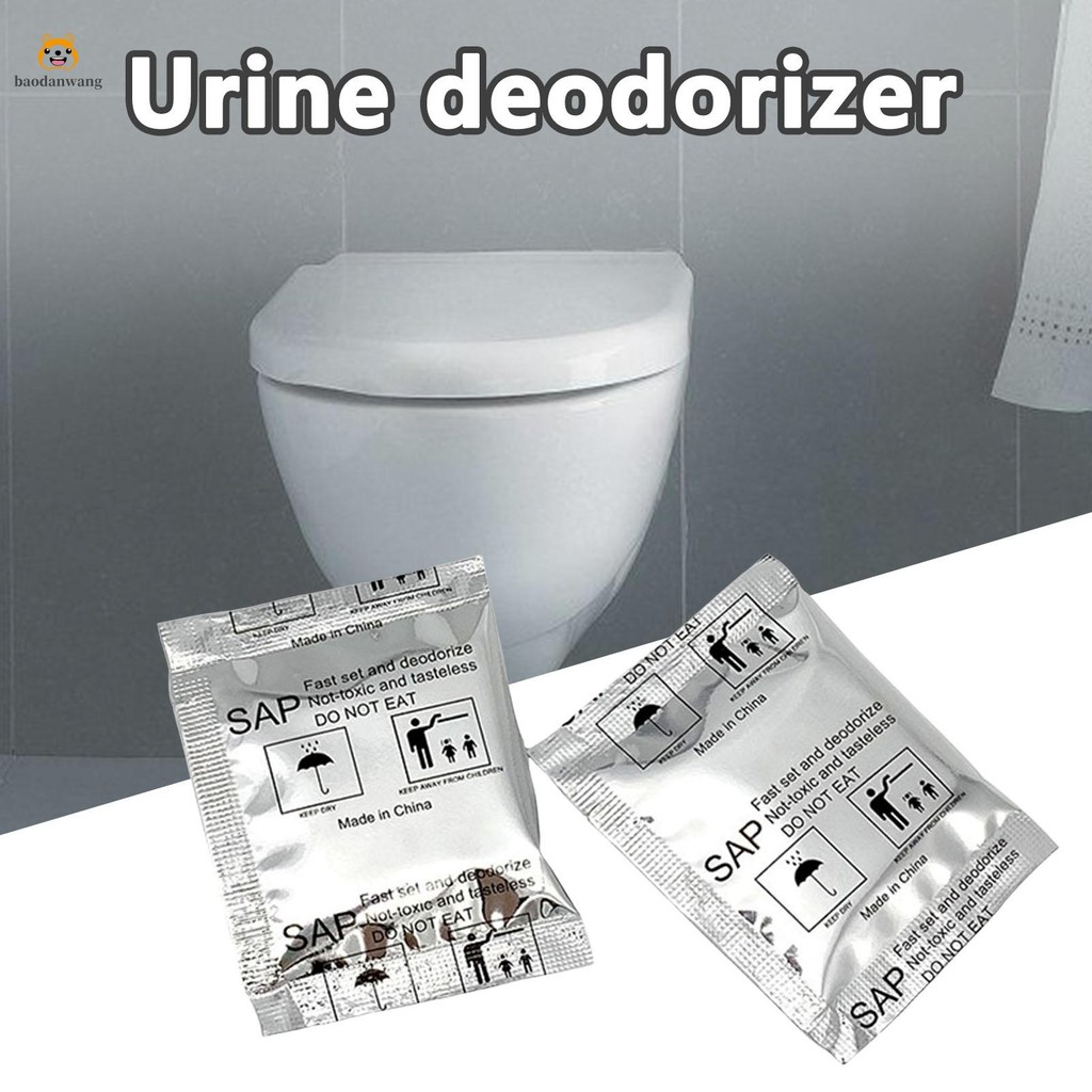 50pcs Poo Absorbent Gel Powder Camping Toilets Pee Powder Deodorizer ...