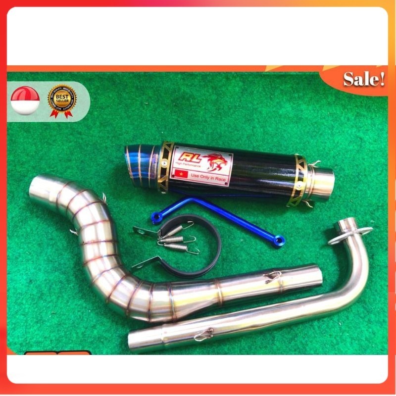 Universal RED LEO EXHAUST RACING 1SET OPEN Spec FOR XRM 110/125 WAVE ...