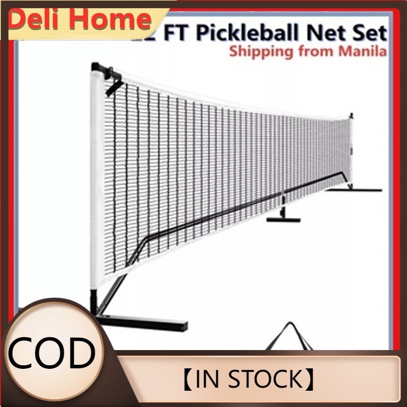 Pickleball Net Set with Foldable Stand& Carry Bag 22 FT Steel Frame ...