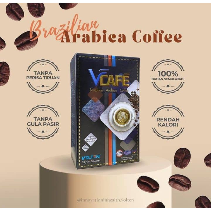 VOLTEN VCAFE ORIGINAL Premium Brazilian Arabica Coffee Dr.4 Vcafe ...