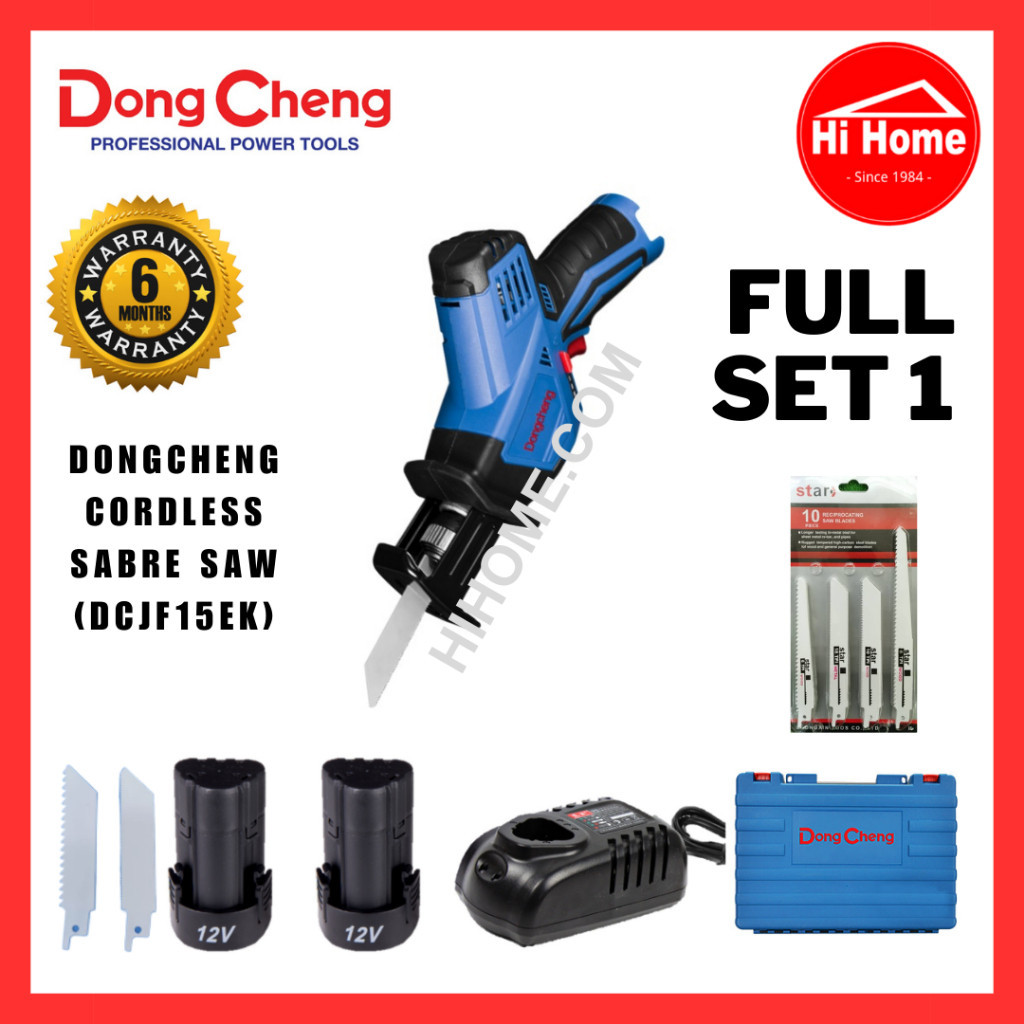 DongCheng 12V CORDLESS RECIPROCATING SABRE SAW MACHINE TOOL WOOD STEEL ...