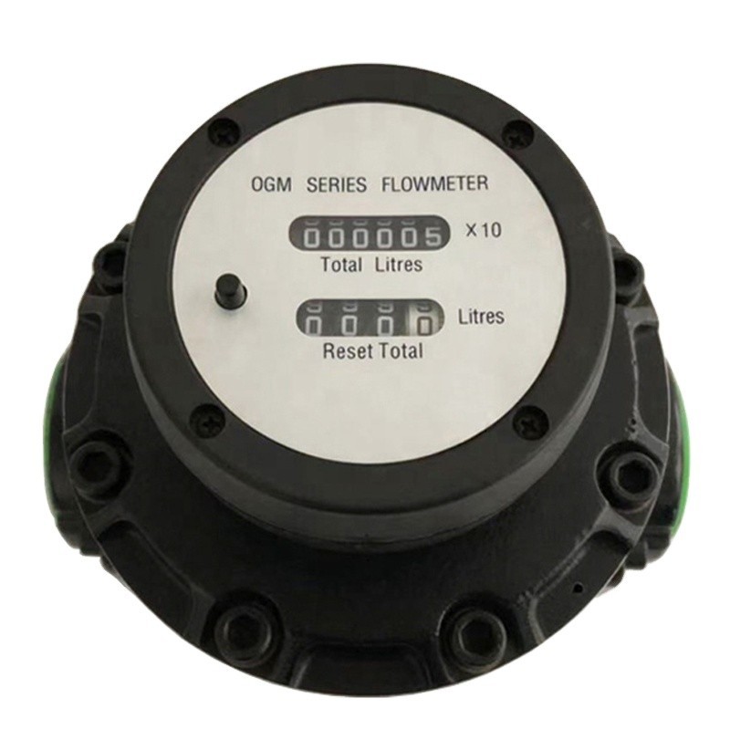 OGM-A-40 Mechanical Display petrol flow meter Oval Gear Flow Meter thread petroleum,oil, fuel ...